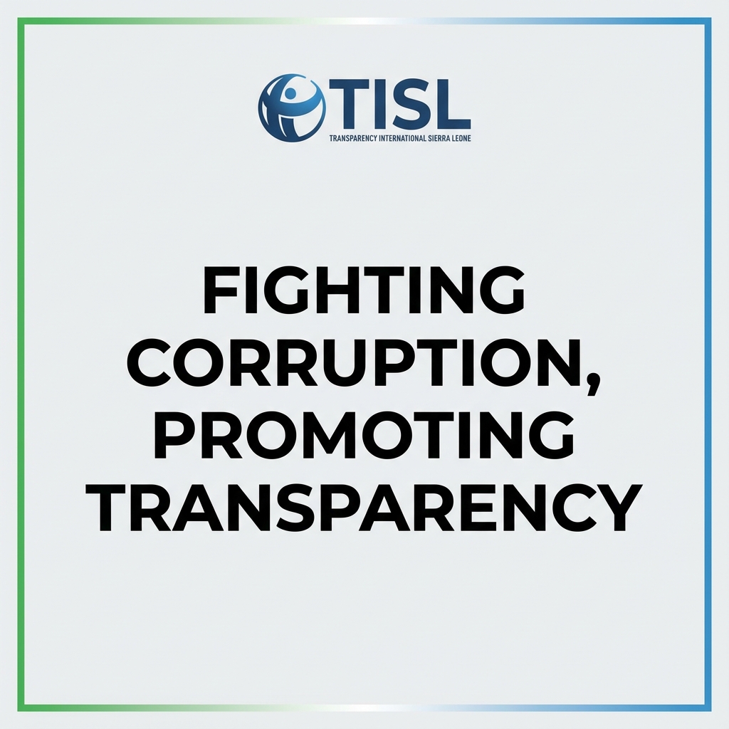 Transparency International Sierra Leone Fighting Corruption
